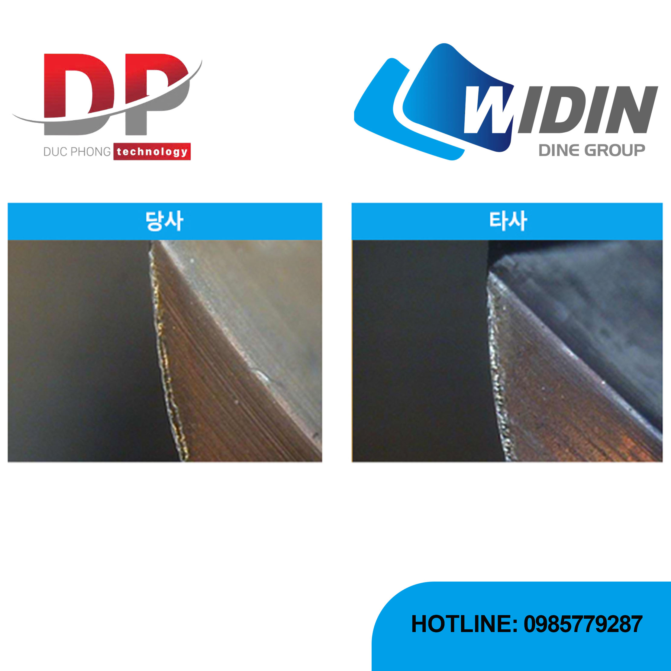 Dao phay ngón series WB712+ - WIDIN